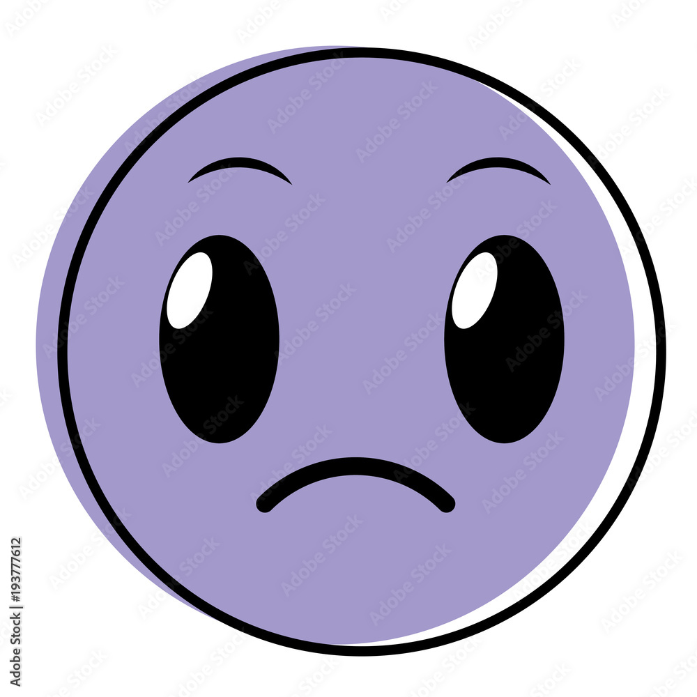 Moving Crying Face Emoticon