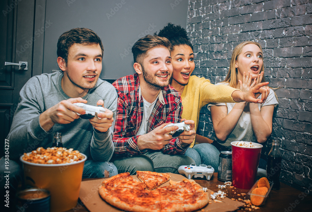 Emotional and breathtaking game that boys are playing in. Everyone of ...