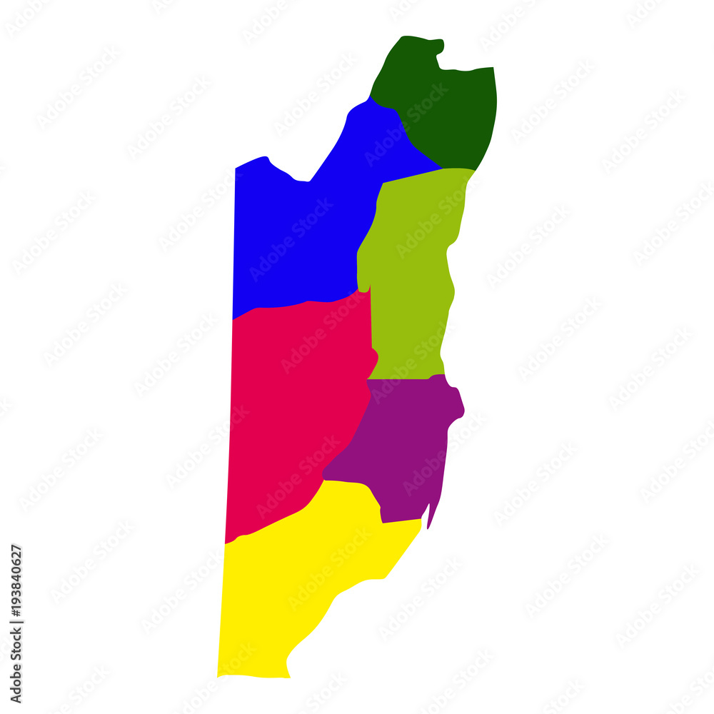 Political map of Belize Stock Vector | Adobe Stock