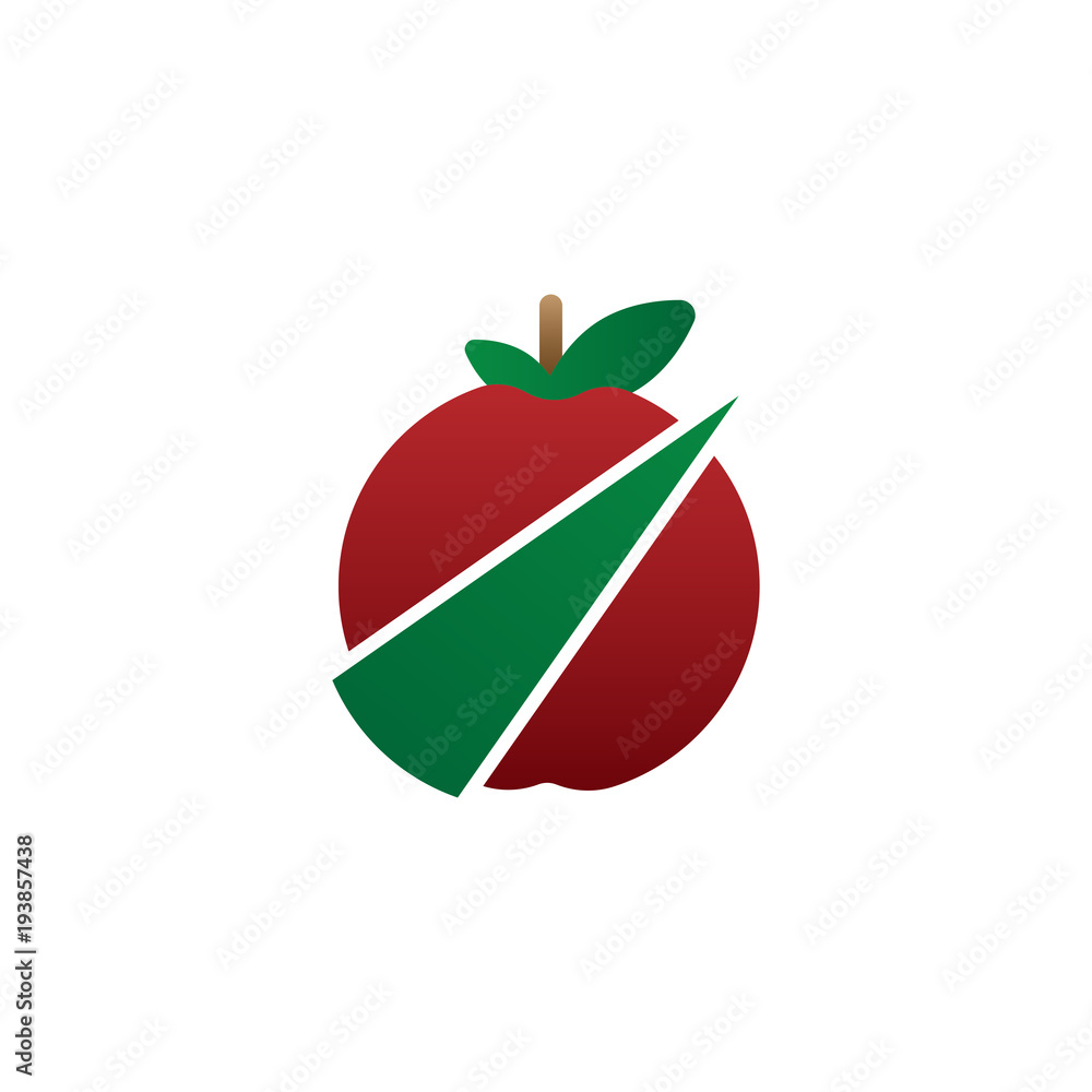 Logo apple Stock Vector | Adobe Stock