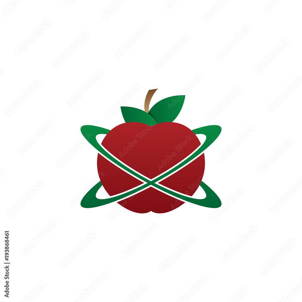 Logo apple Stock Vector | Adobe Stock