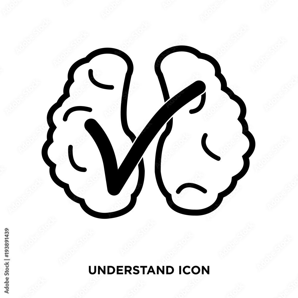 understand icon vector Stock Vector | Adobe Stock