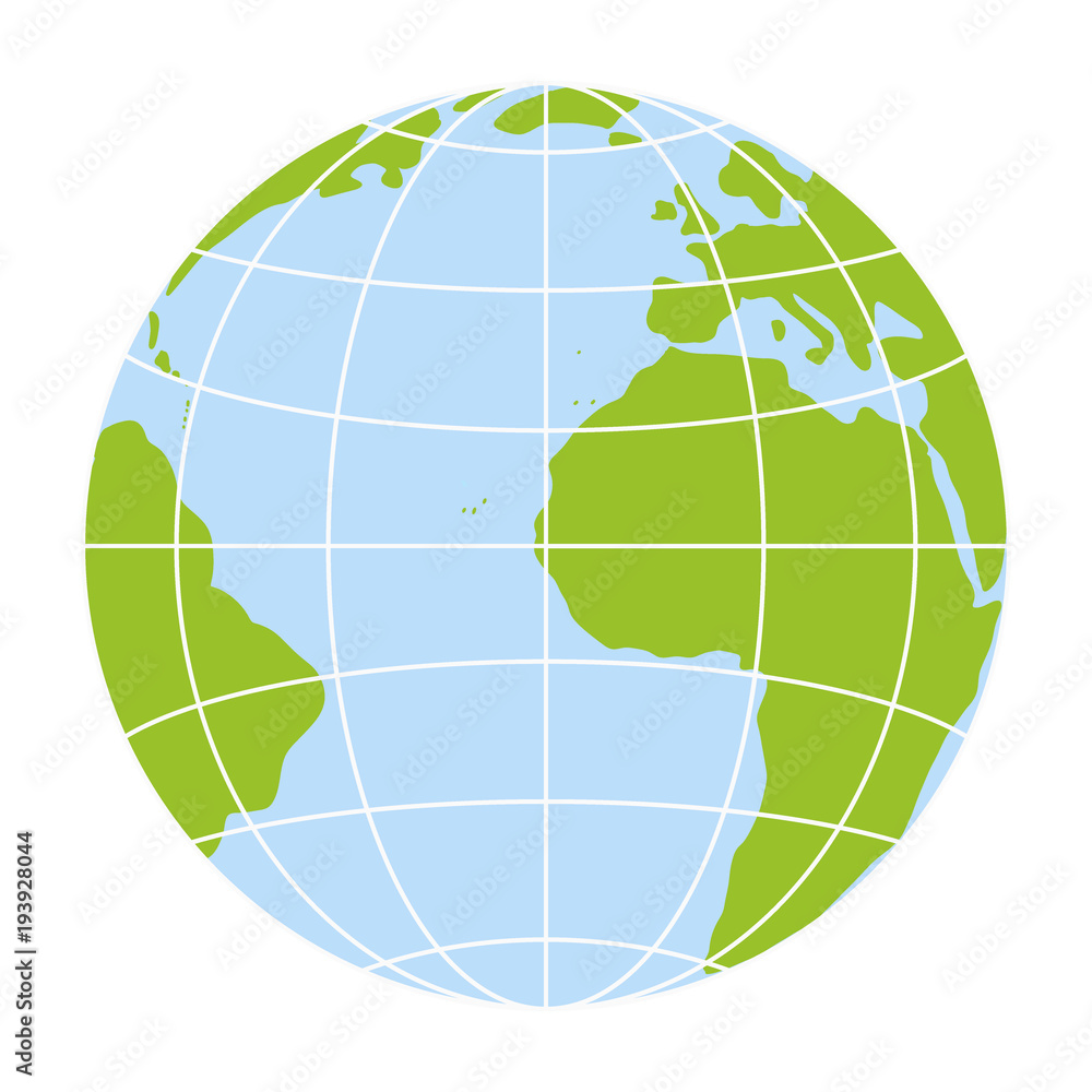 Globe Grid Icon