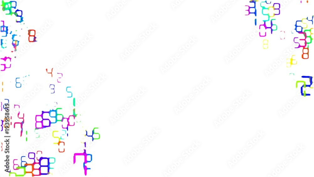 programming for children. numbers in different parts of the screen ...