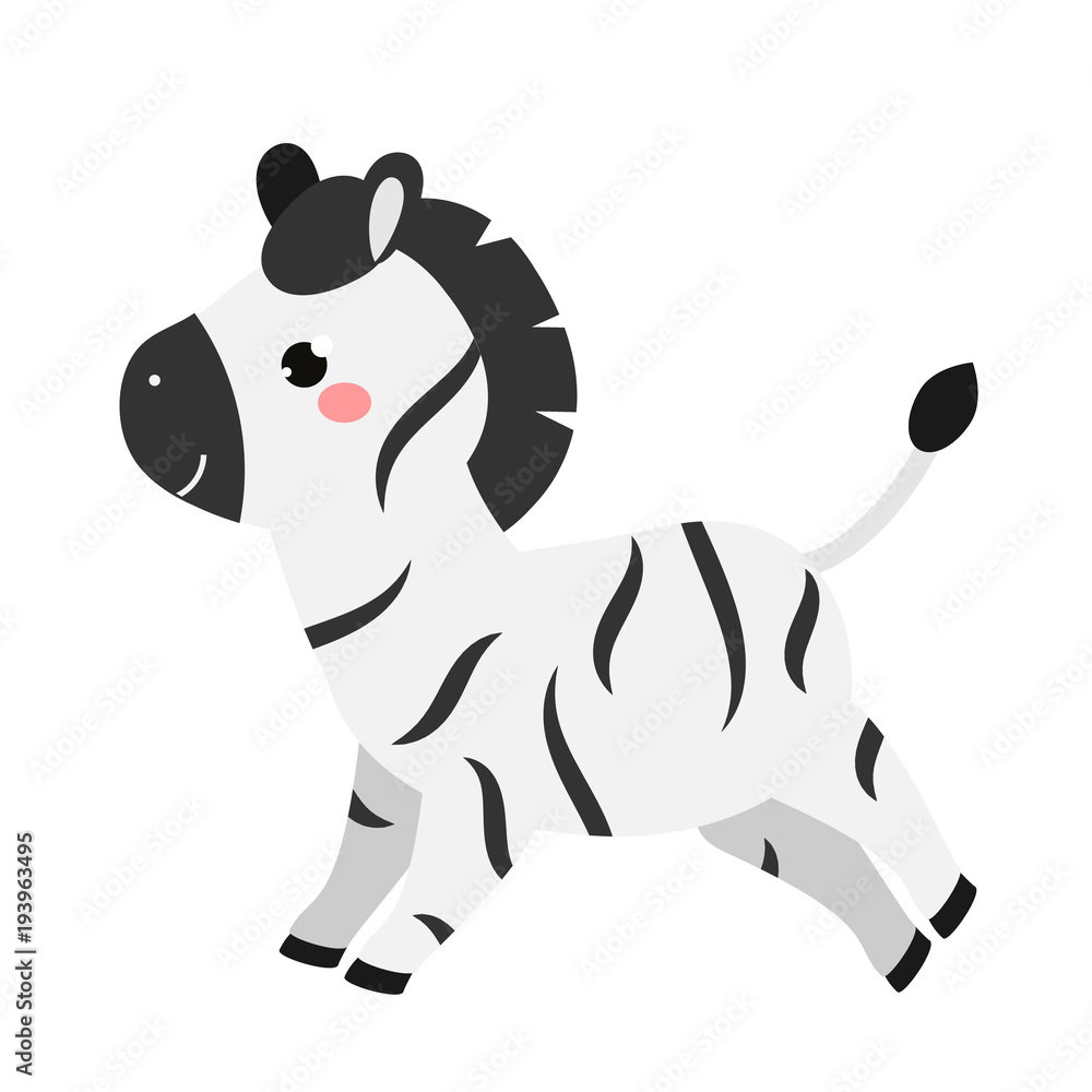 Cute Animated Zebras