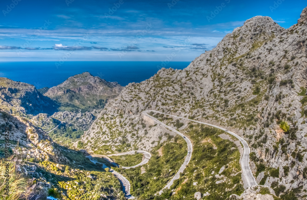Sa Calobra Road, one of the most scenic and spectacular roads in the ...