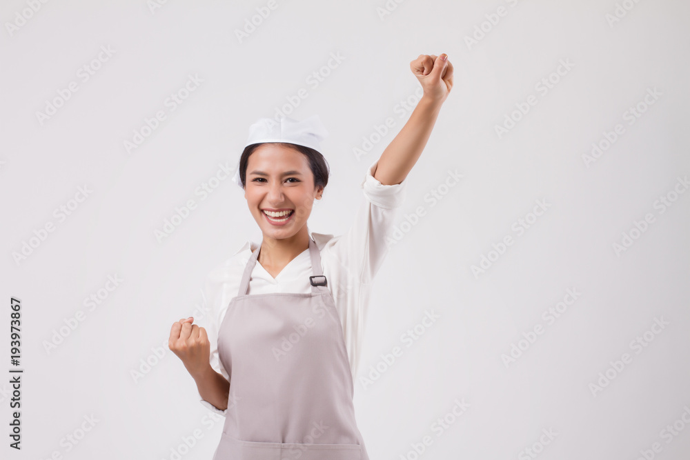 happy laughing excited successful professional asian woman domestic ...