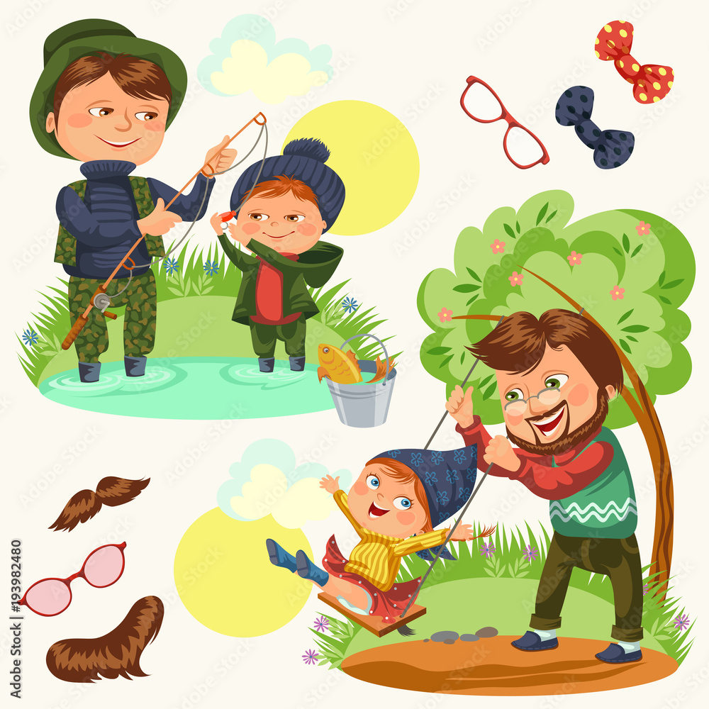 Fathers Day Clip Art Fishing