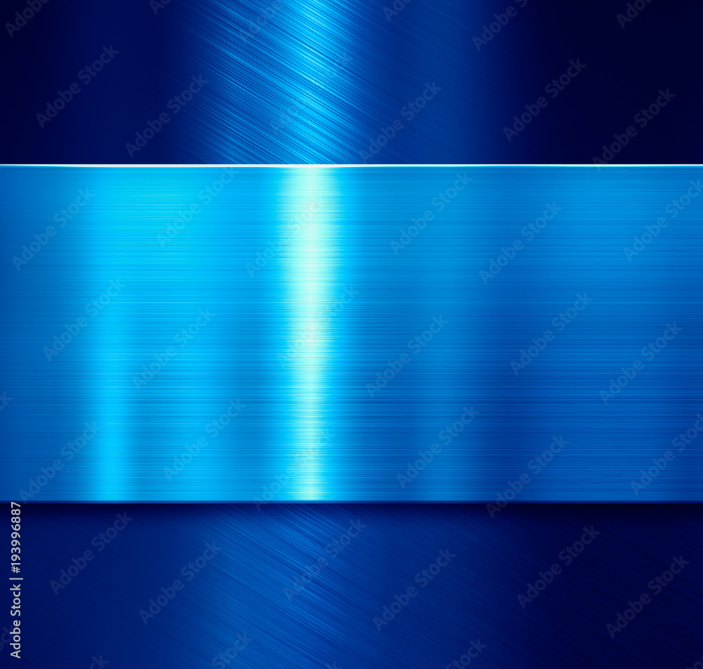 blue metal panels background 3d illustration Stock Illustration | Adobe ...