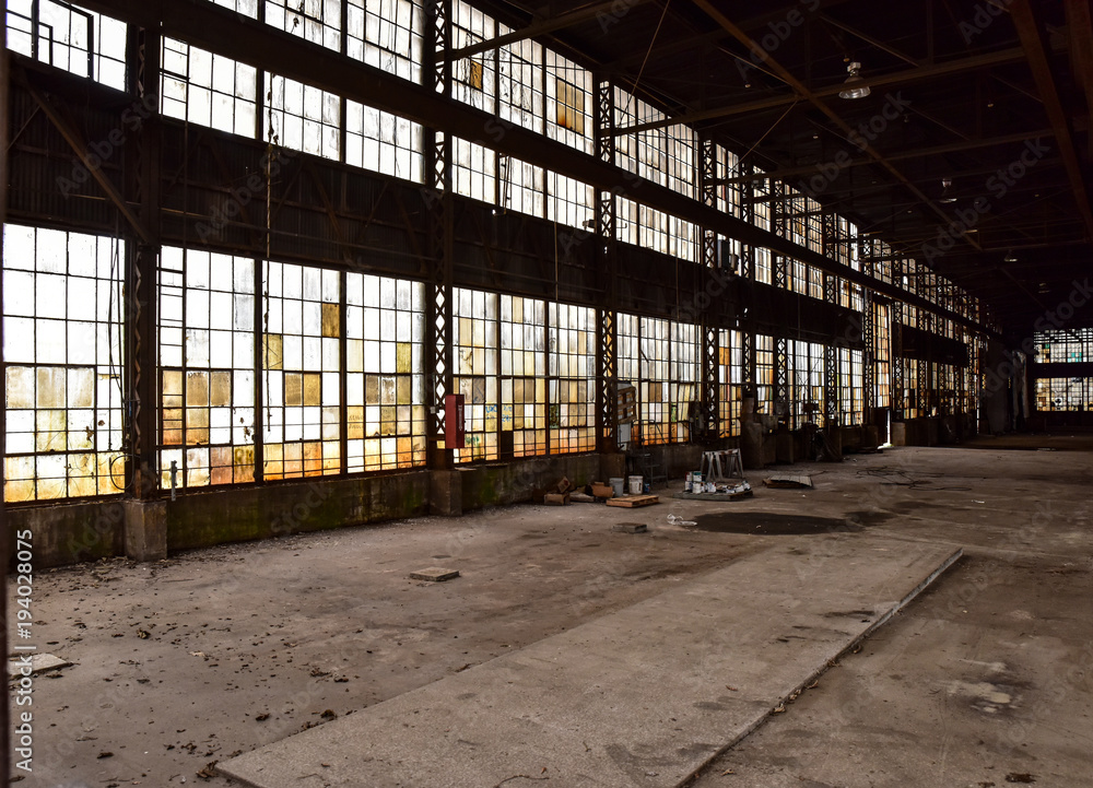Abandoned Warehouse Window