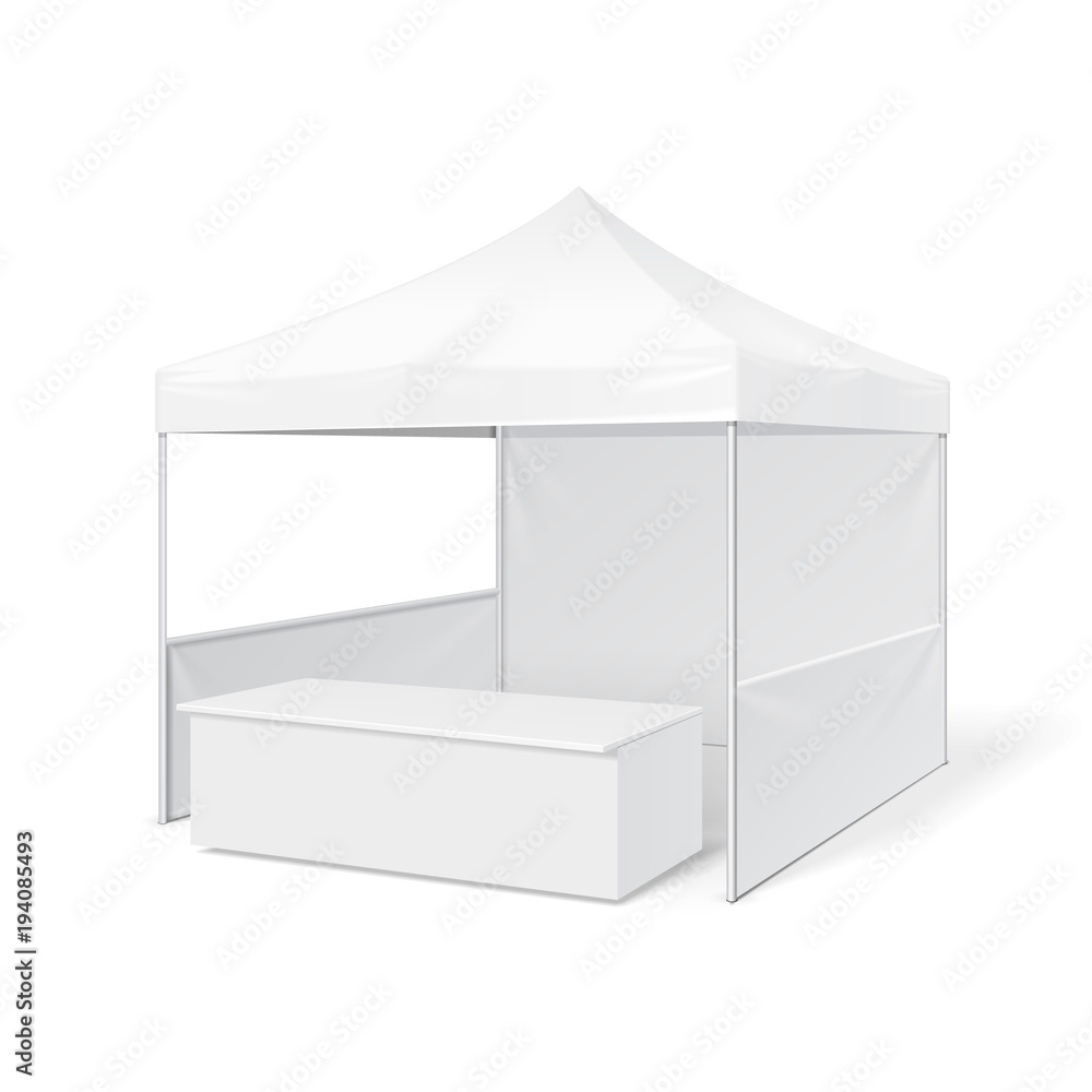Promotional Outdoor Event Trade Show Pop-Up Tent Mobile Marquee. Mock ...
