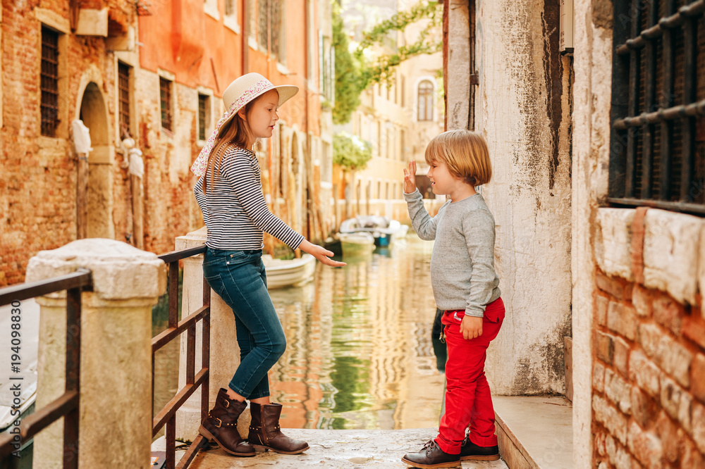 Italian Children Playing