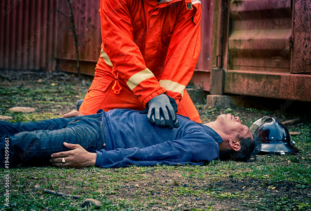 Emergency Fire Rescue training, Firefighters save unconscious man from ...