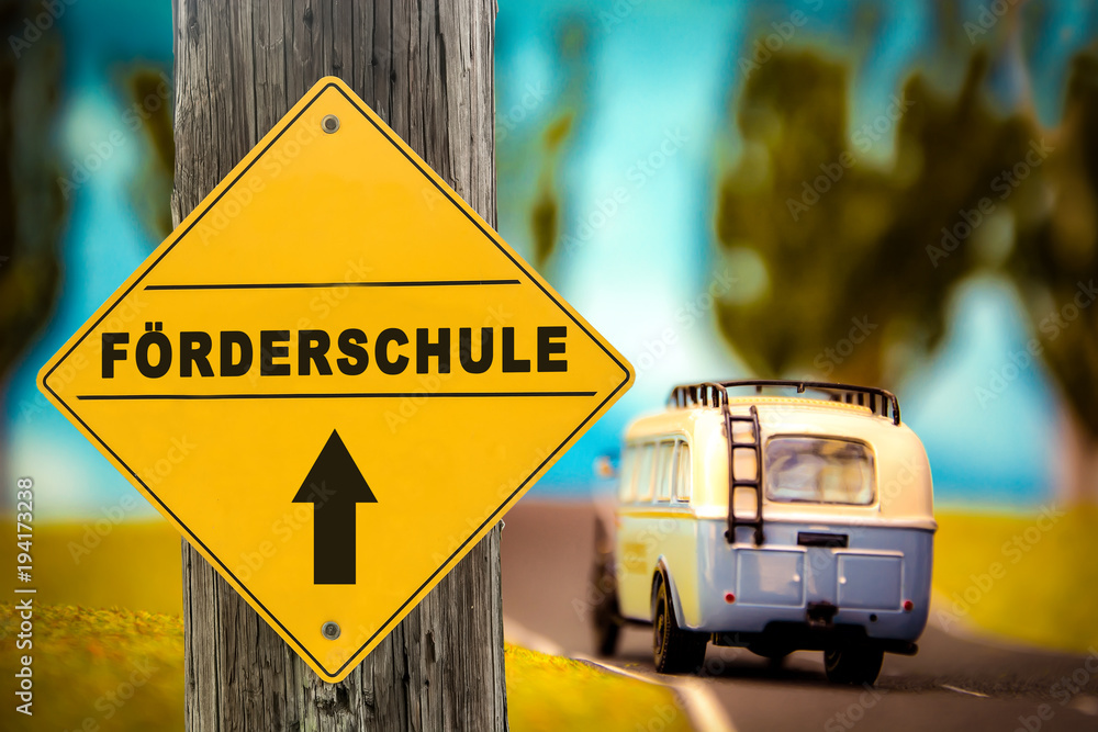 Schild 307 - Förderschule Stock-Illustration | Adobe Stock