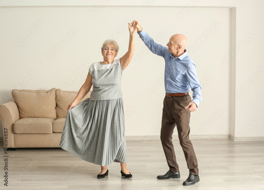 Cute Old Couples Dancing