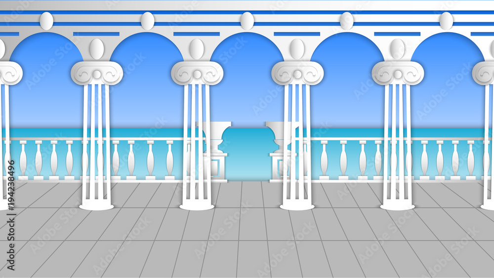 Paper cut out art style vector illustration of camouflaged embankment ...