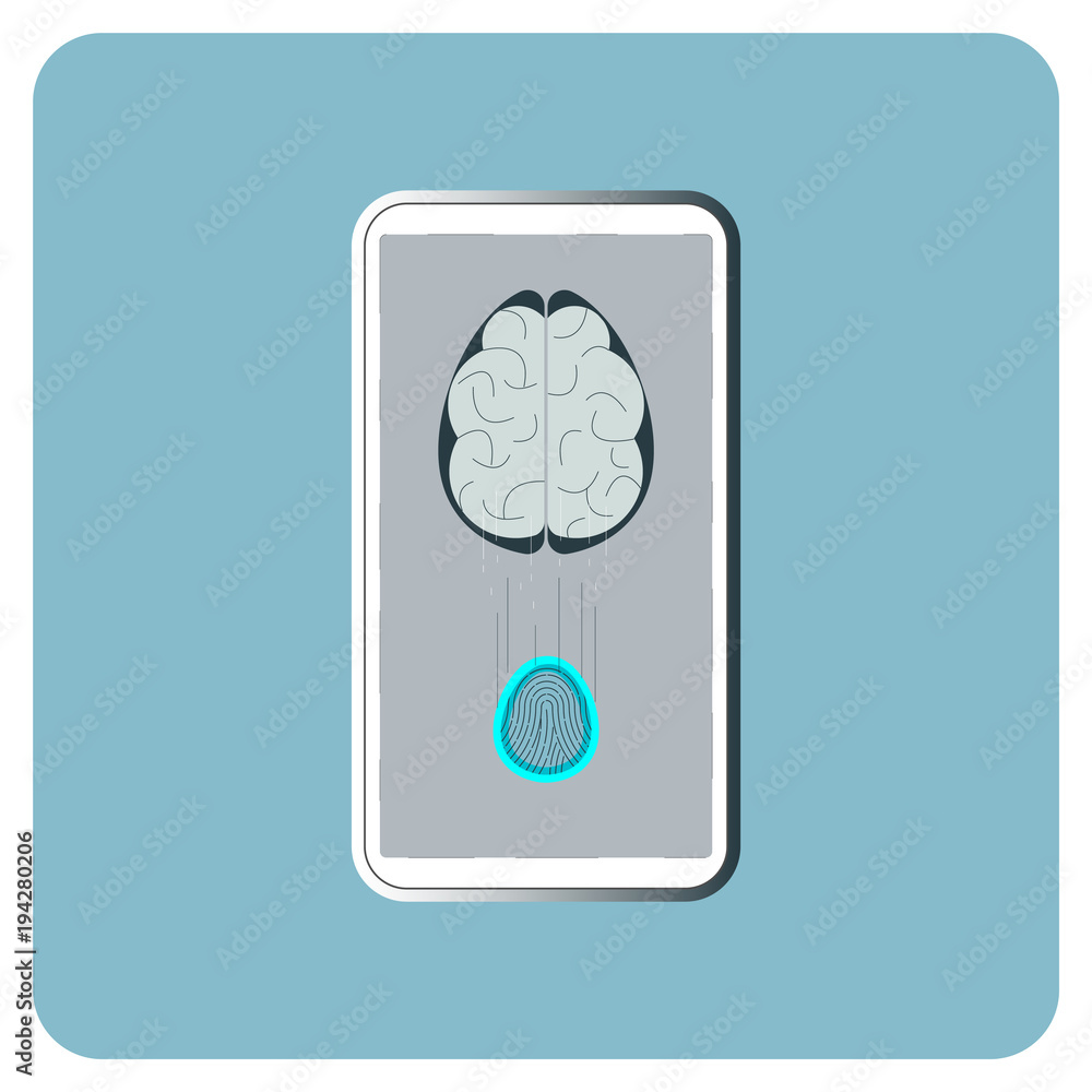 Connections between brain and fingertips when we touch and see. Using ...