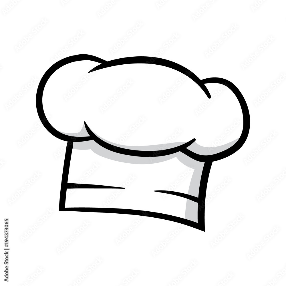 Cartoon Chef Hat Stock Vector | Adobe Stock