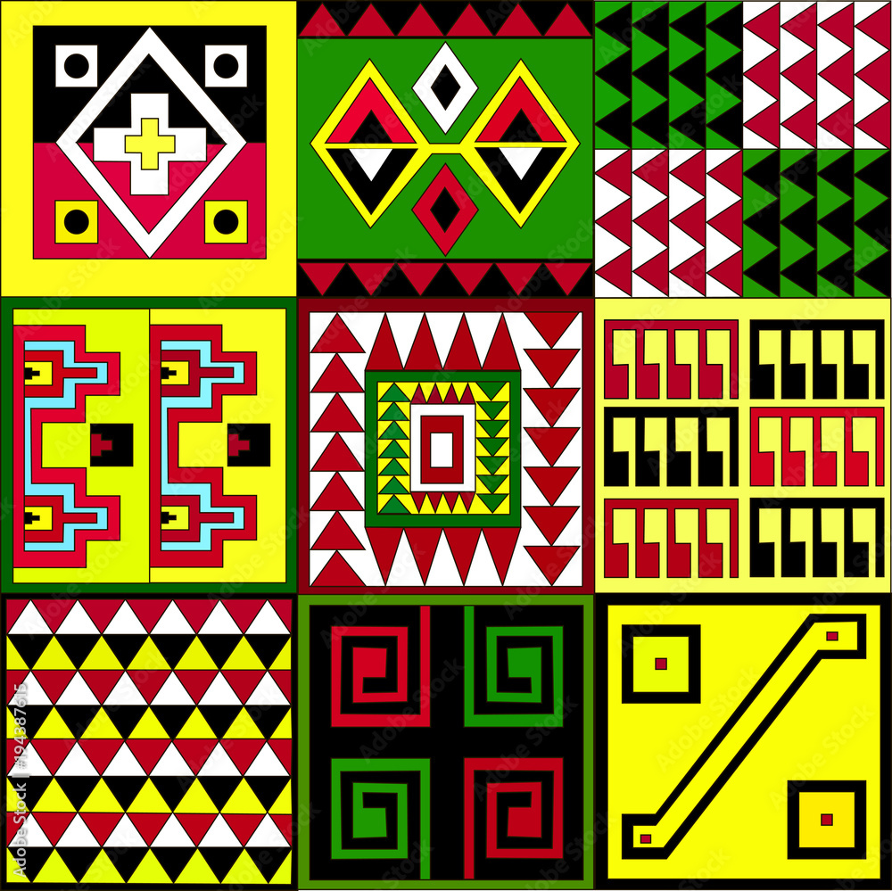 Ethnic patterns of Native Americans: the Aztec, Inca, Maya, Alaska ...