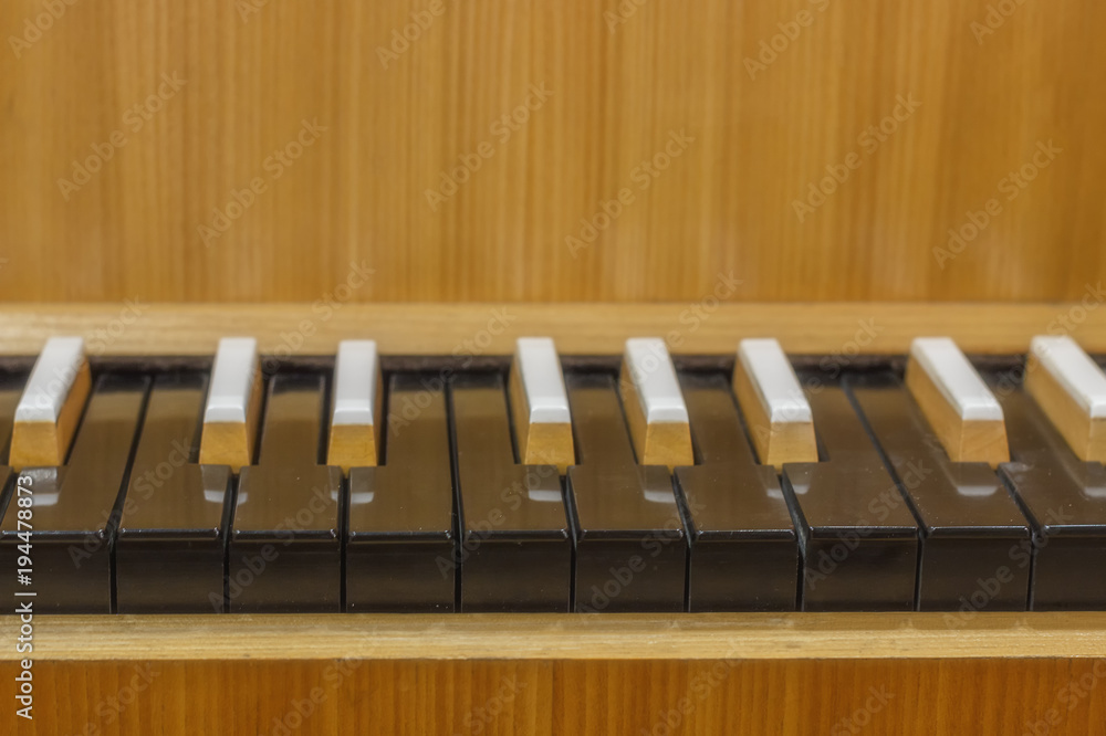 Pianoforte, front view instrument, musical instrument. learn to play ...