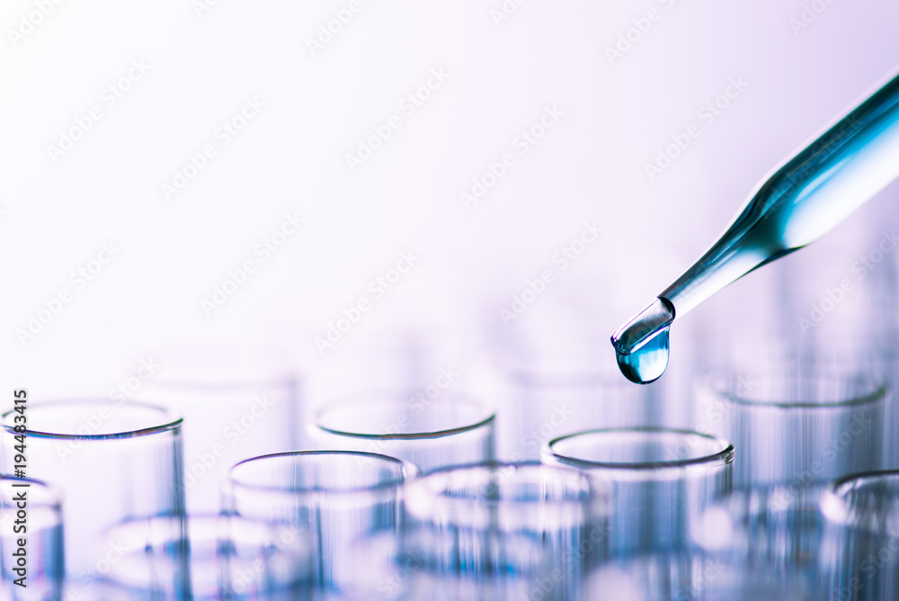 science laboratory test tubes , lab equipment for research new medical ...