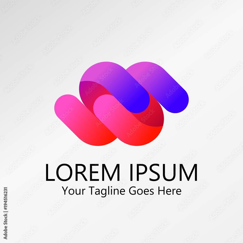 Split Logo Concept . Creative Vector Logo Design Ideas for Your Company ...