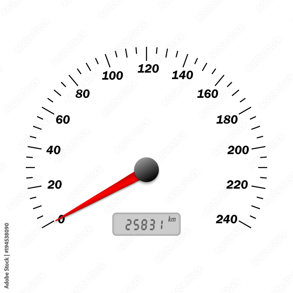 Car speedometer interface Stock Vector | Adobe Stock