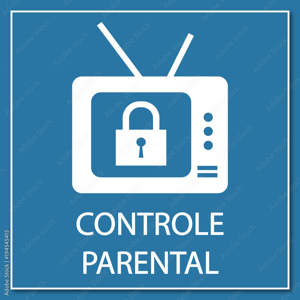 Logo contrôle parental. Stock Vector | Adobe Stock