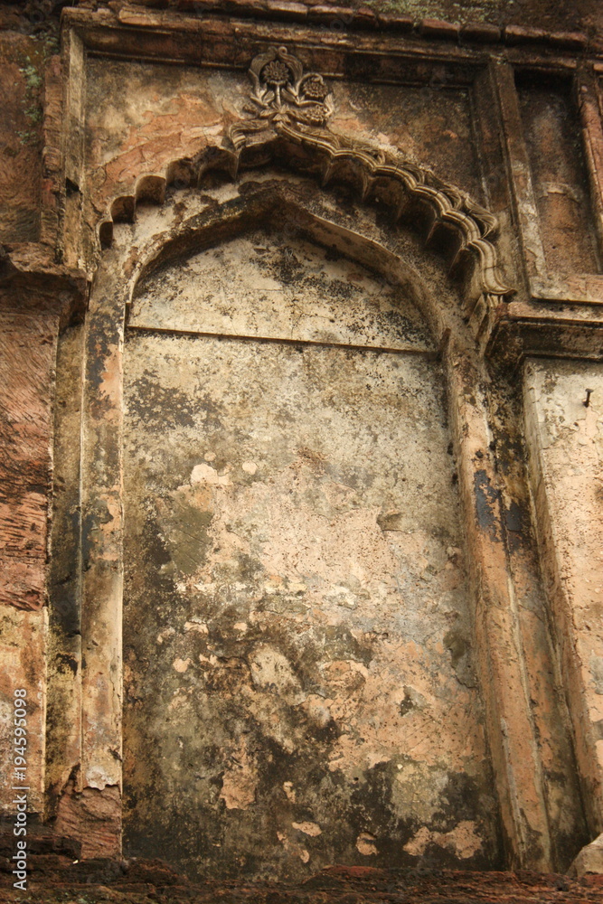 Ruined house in Panam Nagor. An ancient historical city, Sonargaon ...