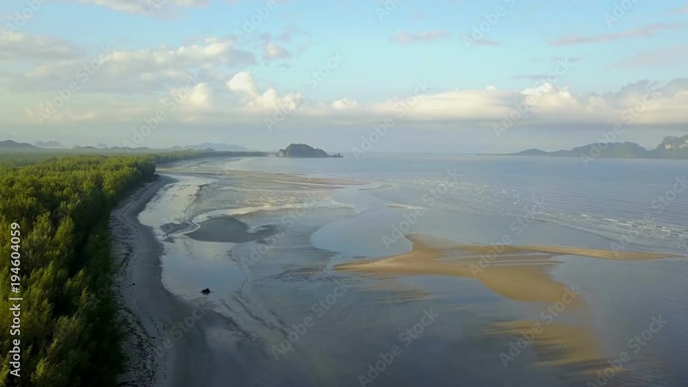An unspoilt beach of Pak meng, Sikao District, Trang Province, Thailand ...