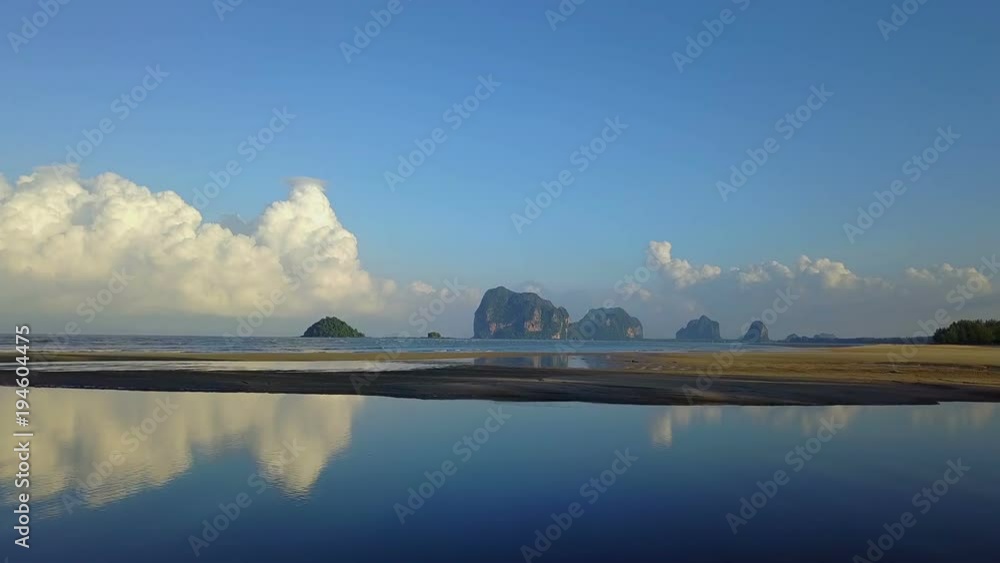 An unspoilt beach of Pak meng, Sikao District, Trang Province, Thailand ...