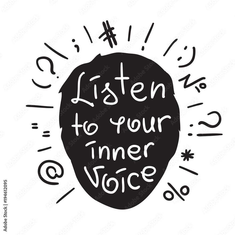 Use Your Inside Voice Poster