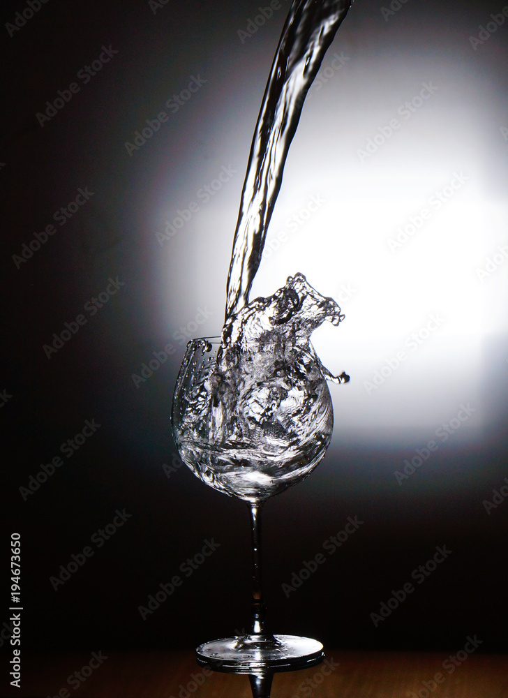 Wine Glass Splash Photography