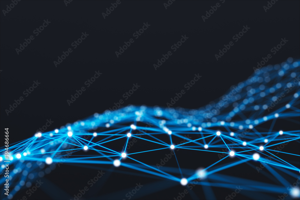 Abstract particle background. Mess network.Futuristic plexus array big ... Abstract particle background. Mess network.Futuristic plexus array big ...