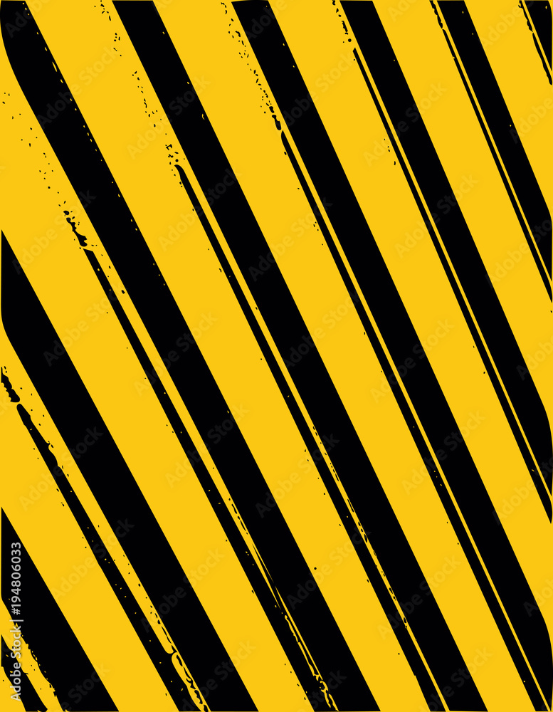 Abstract yellow black construction site background texture illustration ...