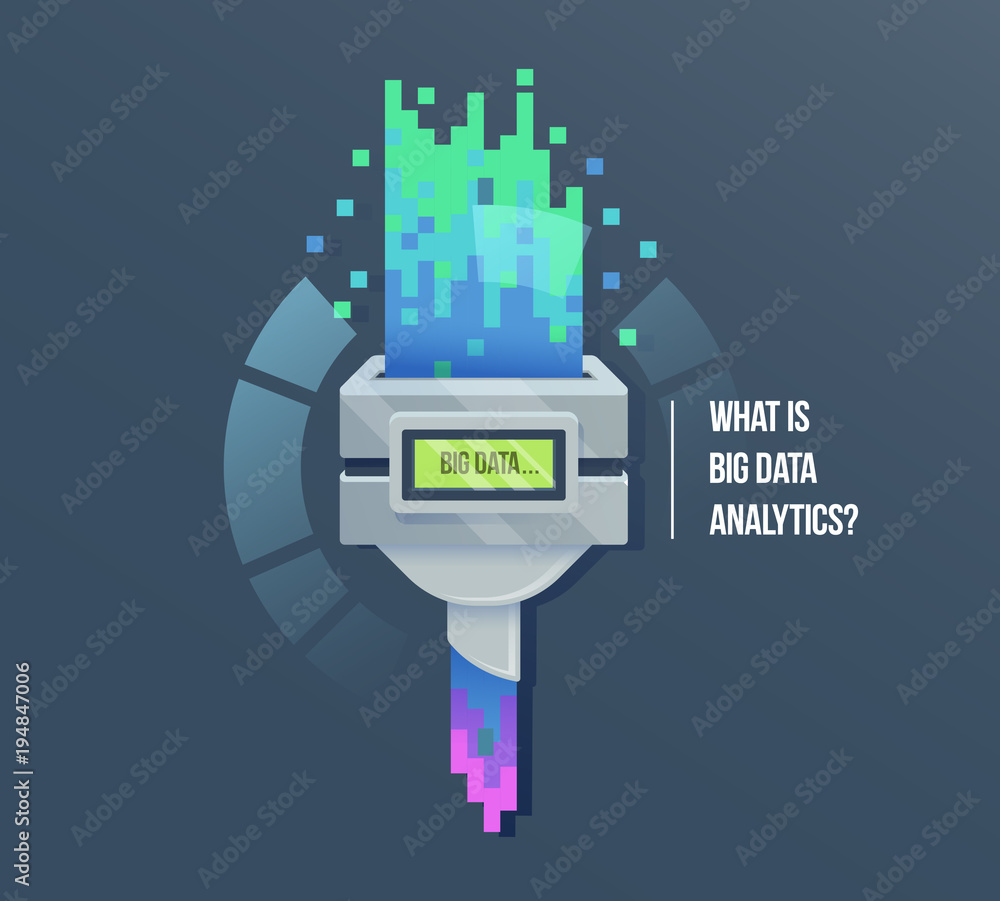 BIG DATA Machine Learning Algorithms. Icon for mobile and web graphics ...