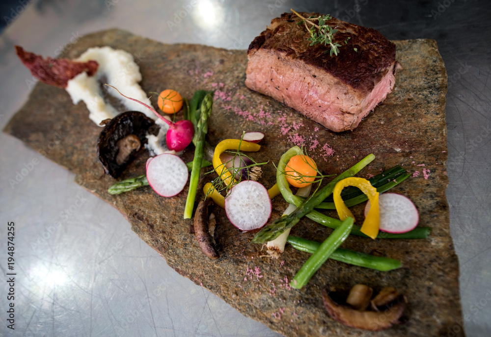 Meat food argentina dinner meal grilled asado gourmet parrilla ...