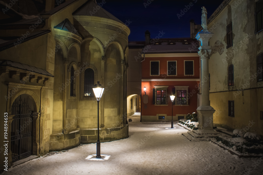 Ghetto Street At Night