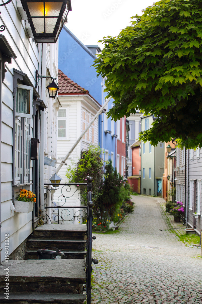 Street od Begen Stock Photo | Adobe Stock