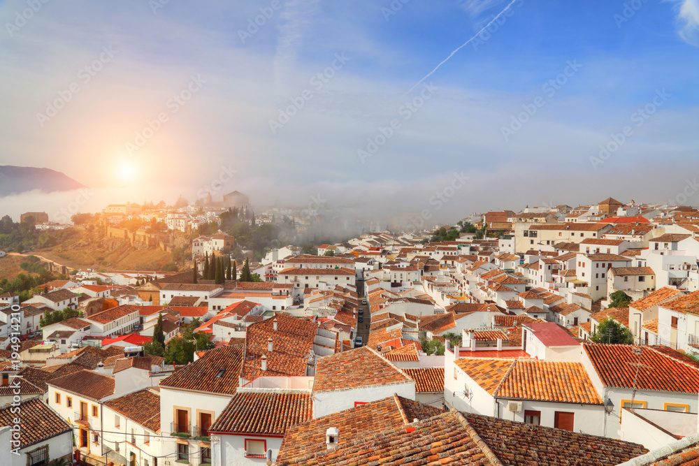 Ronda streets in historic city center Stock Photo | Adobe Stock