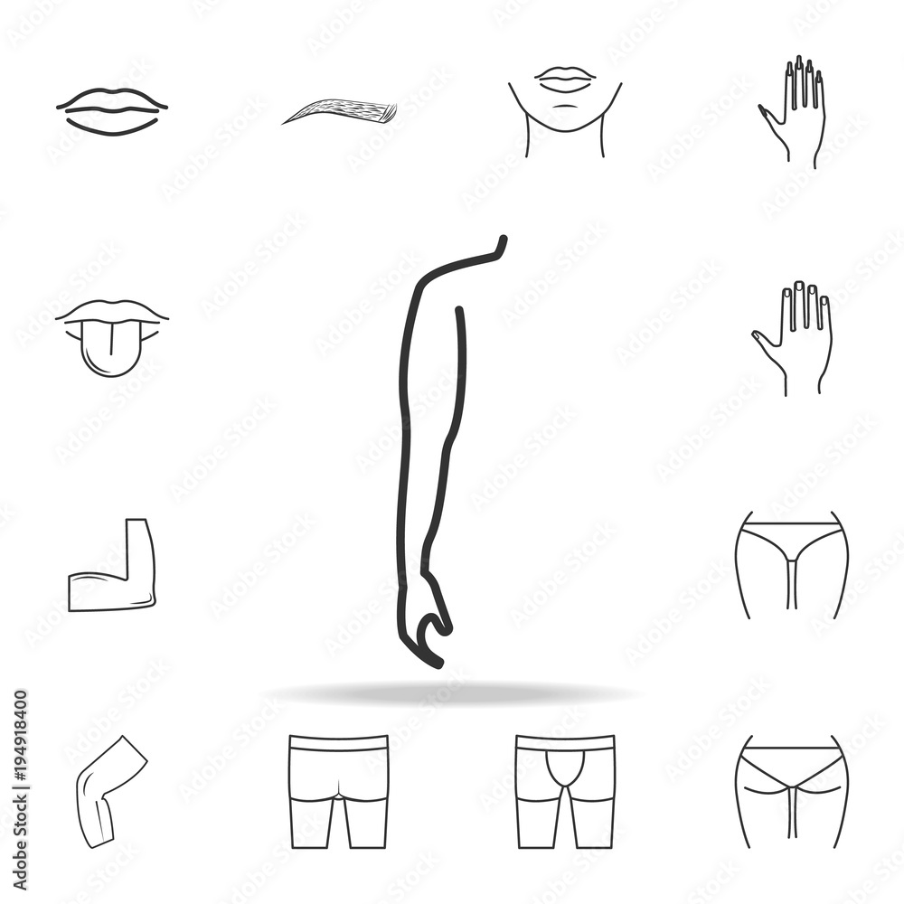 Human Arm Outline