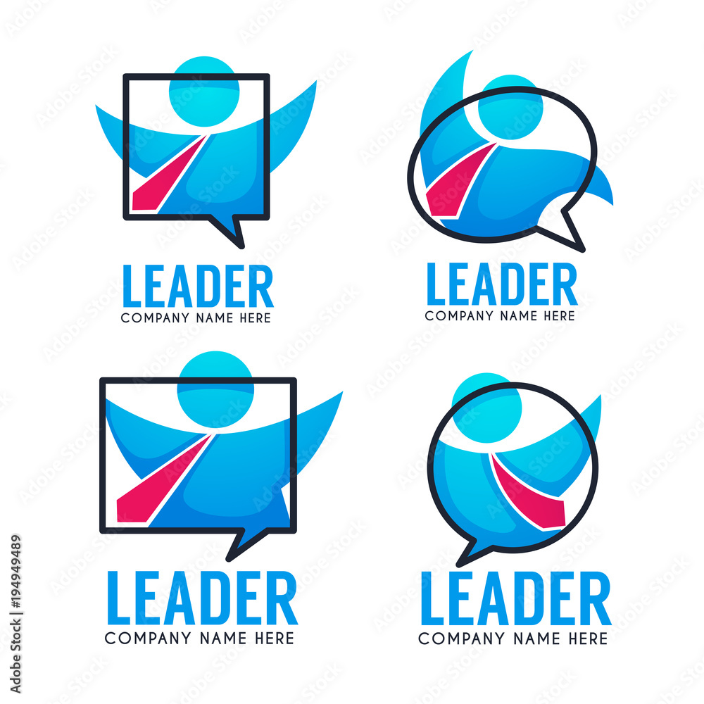 leader of your business team, vector logo, emblems, label collection ...