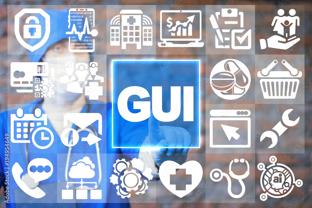 GUI - Graphical User Interface Medical Windows Innovative Touchscreen ...