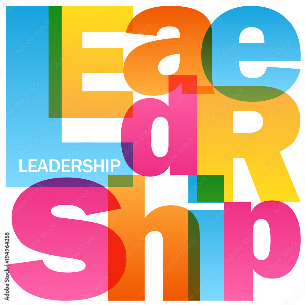 LEADERSHIP Vector Letters Icon Stock Vector | Adobe Stock
