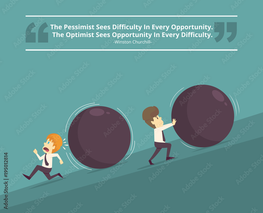 Businessman successful and Businessman unsuccessful.Cartoon of business ...