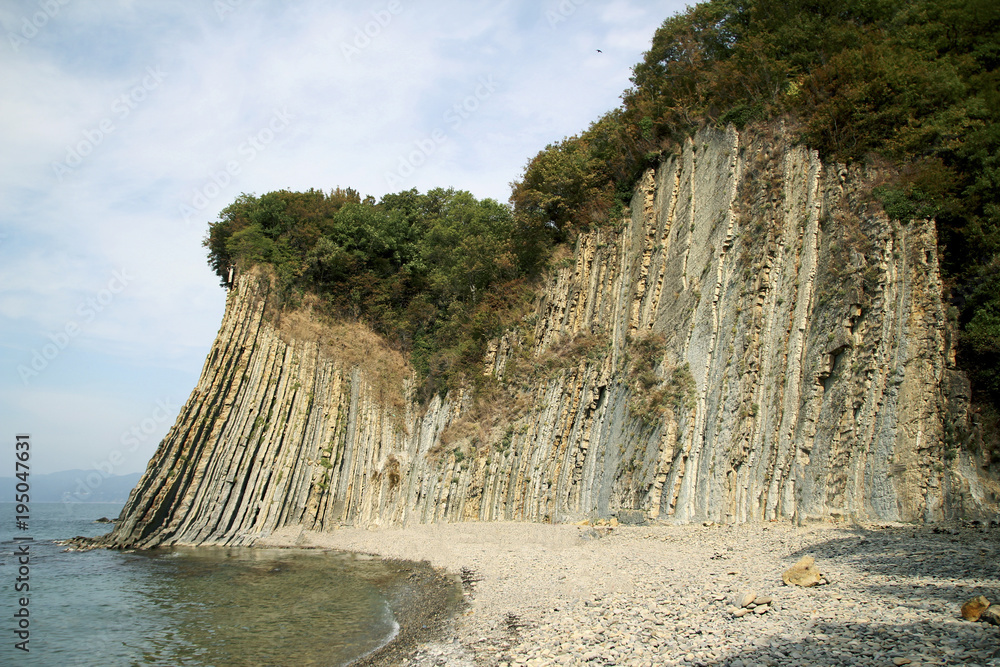 Foto de Kiselev Cliff also known as Cliff of Tears, Tuapse, the Black ...