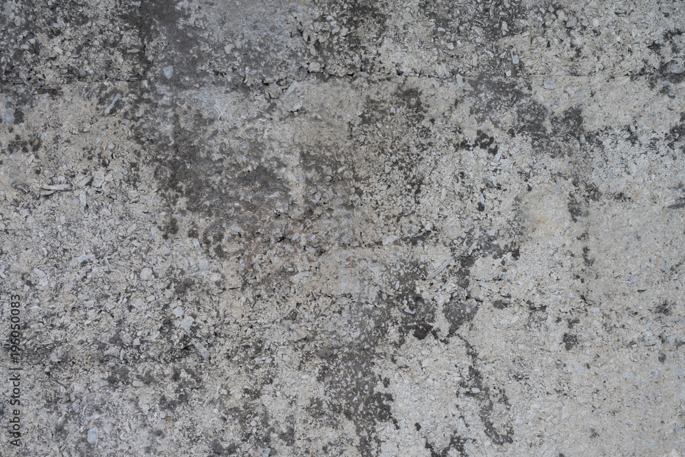 Old worn plaster surface with cracks. Rusty plaster texture. Background ...