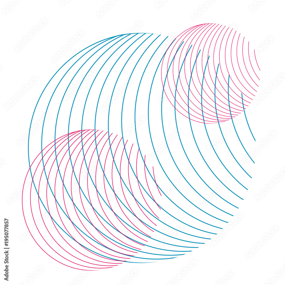 Abstract vector minimalistic design. Geometric style illustration with ...