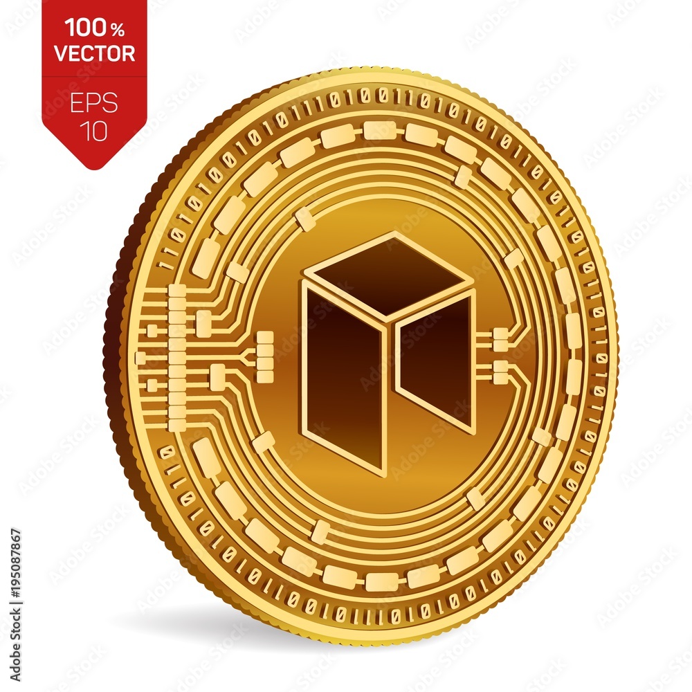 Neo. Crypto currency. 3D isometric Physical coin. Digital currency ... Neo. Crypto currency. 3D isometric Physical coin. Digital currency ...