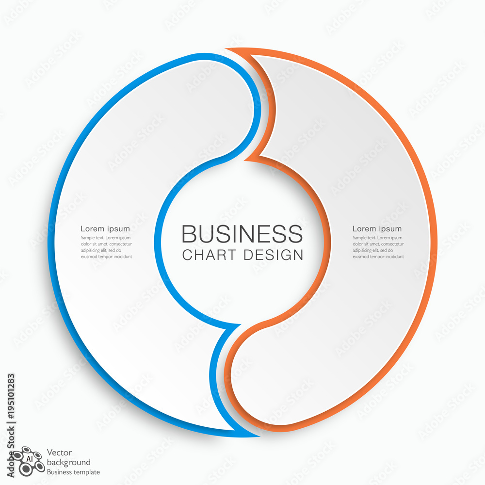 Business Chart Design 2-Step #Vector Graphics Stock Vector | Adobe Stock